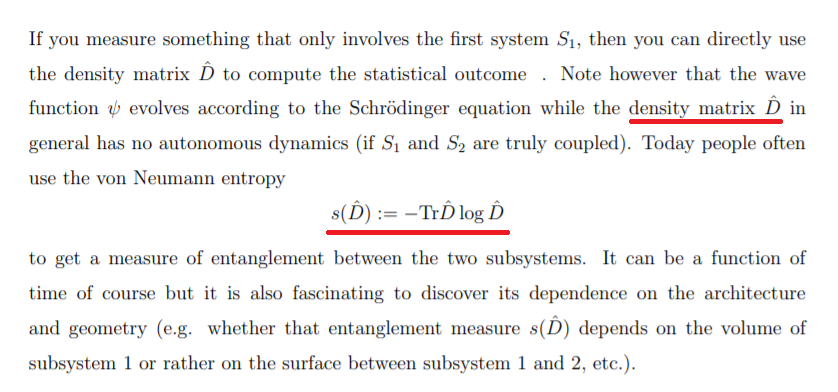 Solved Prove that the von Neumann entanglement entropy is | Chegg.com