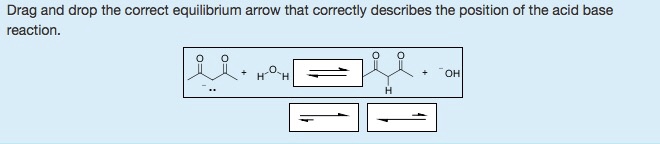Solved Drag and drop the correct equilibrium arrow that | Chegg.com