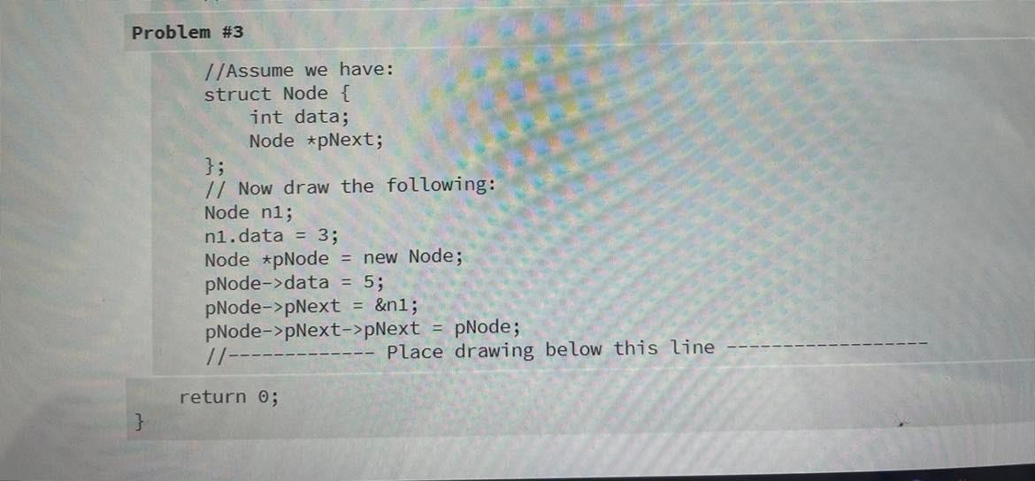 Solved Example #3 // Sample C: int *pNumbers = new int[4]; | Chegg.com