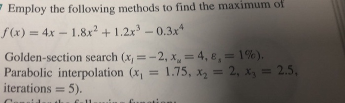 Solved Make a algorithm in MATLAB to find the maximum for A | Chegg.com
