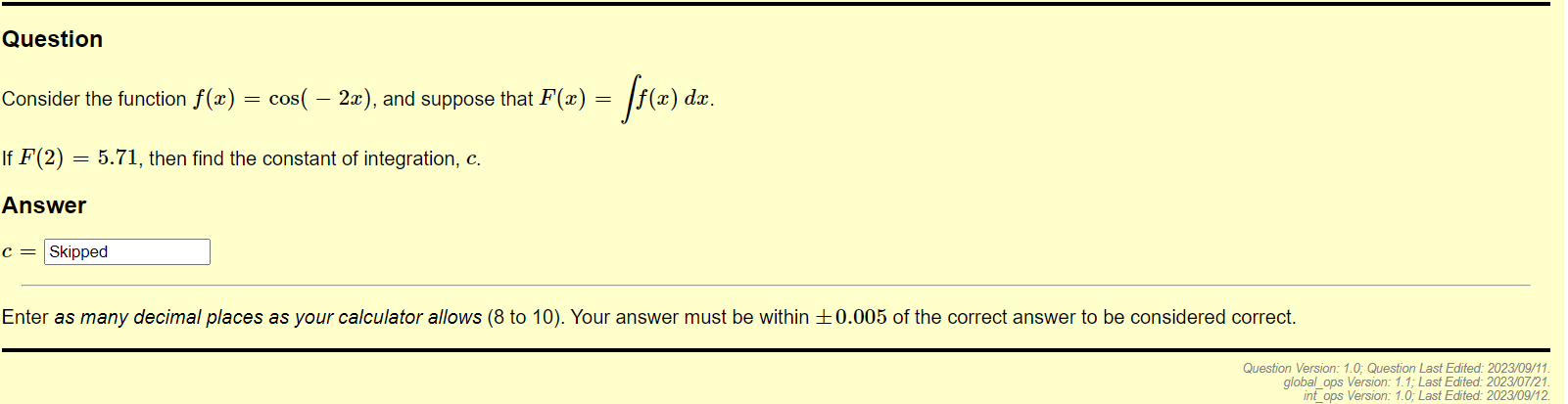 Solved Consider the function f(x)=cos(−2x), and suppose that | Chegg.com