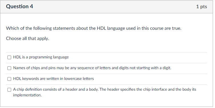 Solved Which of the following statements about the HDL | Chegg.com