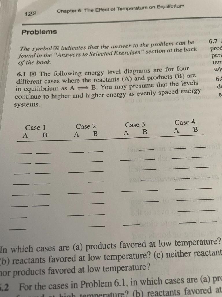 Need help drawing the expected energy level picture | Chegg.com