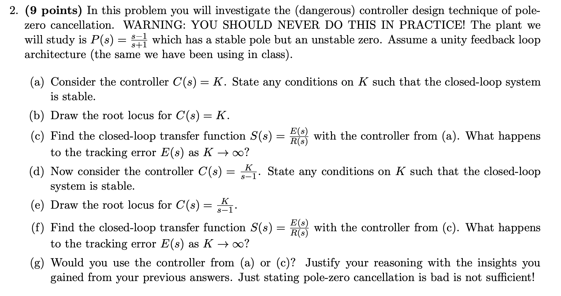 Solved (9 points) In this problem you will investigate the | Chegg.com