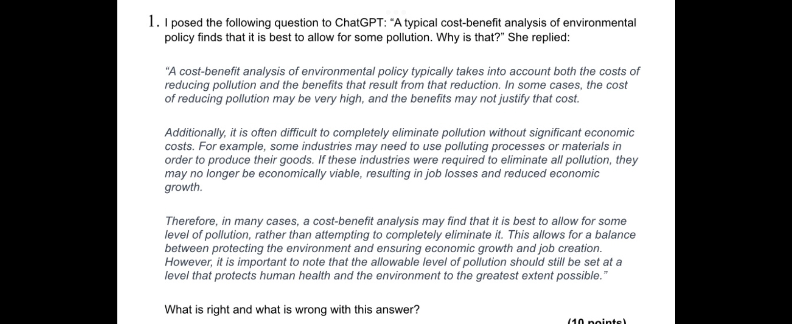 Solved I posed the following question to ChatGPT: "A typical | Chegg.com