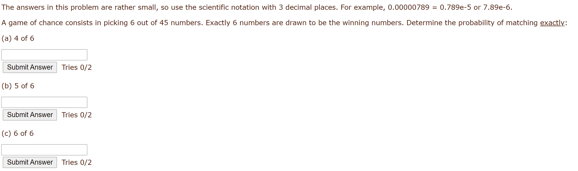 Solved (a) An experiment consists in throwing two fair dice: | Chegg.com
