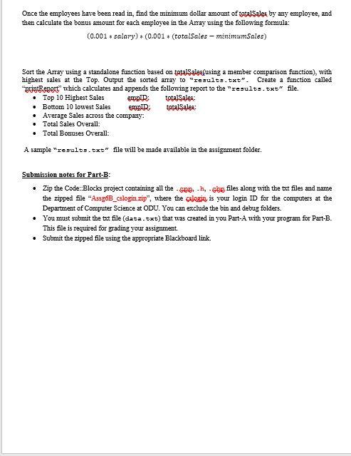 Assignment #6 Problem Solving and Programming in C++/ | Chegg.com