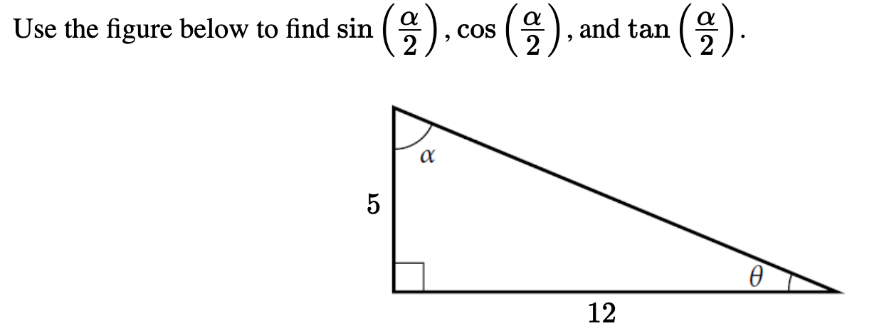 Solved a a Use the figure below to find sin ( ) COS (*), and | Chegg.com