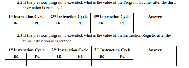 Solved 1.6 What are the contents of Register D after the | Chegg.com