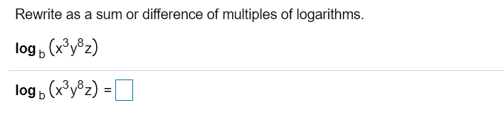 Solved Rewrite as a sum or difference of multiples of | Chegg.com