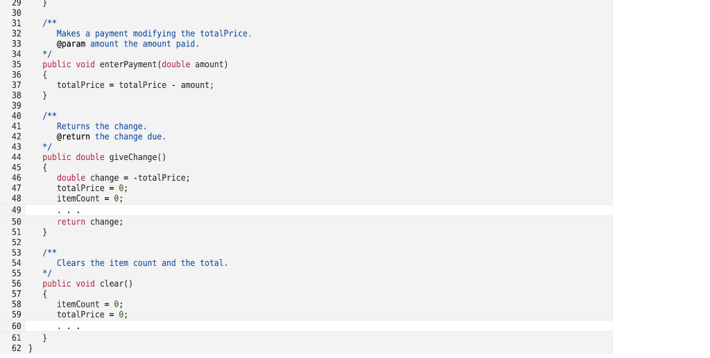 CashRegister.java 1 public class CashRegister 2 { 3 | Chegg.com