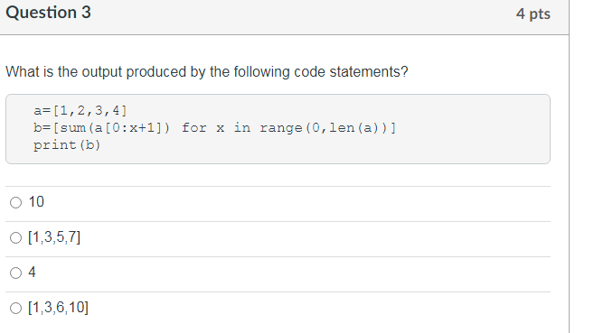 Solved трсы In Python, a list stores a sequence of objects | Chegg.com