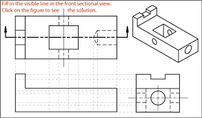 Solved EXAMPLE OF SECTION VIEW SEND ME THE SOLIDWORK FILE | Chegg.com