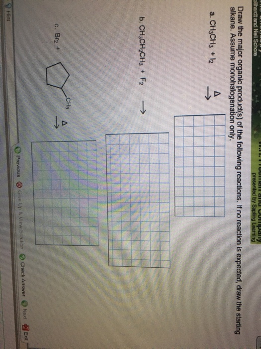 Solved: Draw The Major Organic Product(s) Of The Following... | Chegg.com