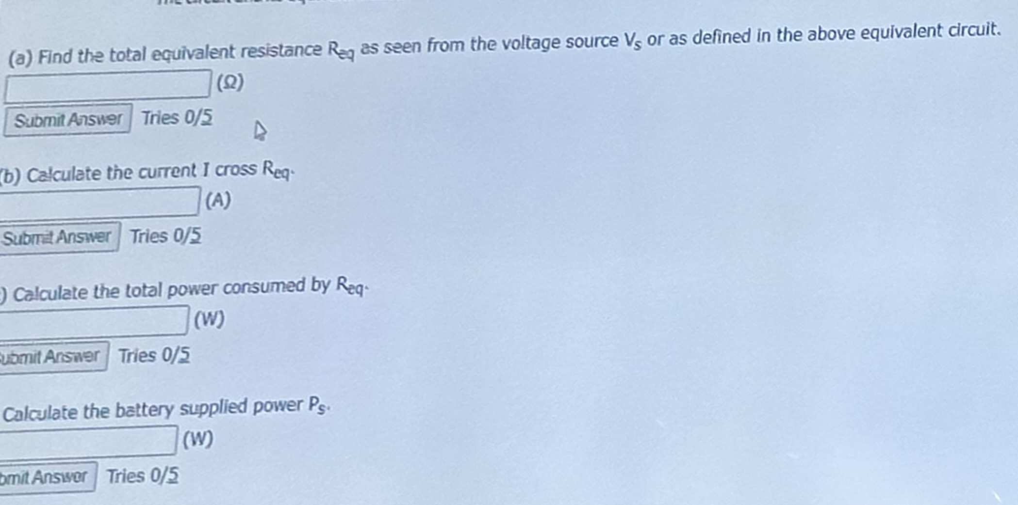 Solved Q1. For a DC circuit shown below, where Vs=29 | Chegg.com