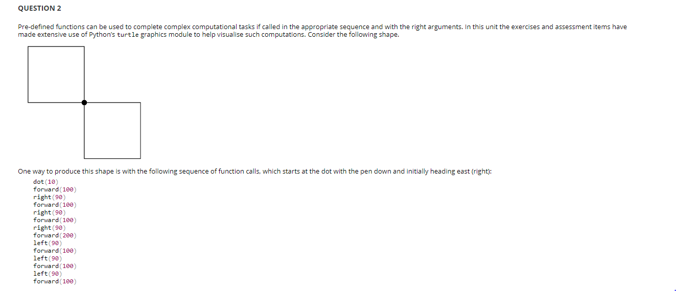 Solved QUESTION 2 Pre-defined functions can be used to | Chegg.com