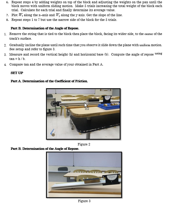 Solved EXPERIMENT NO. 102 FRICTION INTRODUCTION Any object | Chegg.com