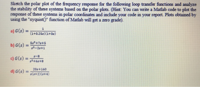 Solved Can you write a matlab code as an answer without | Chegg.com