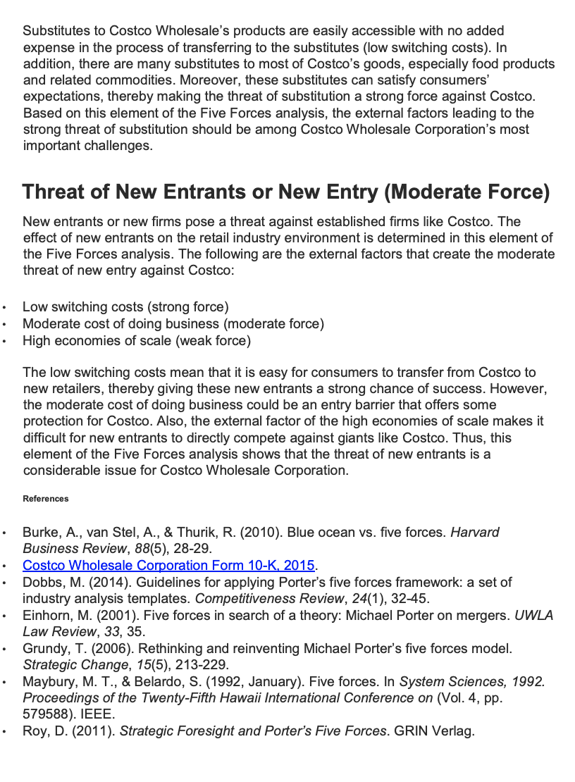 Solved Open the document titled "BUS 690 Exam Costco | Chegg.com