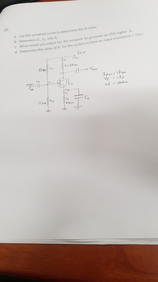 Q5 a- Use the universal curve to determine the | Chegg.com
