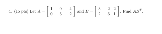 Solved 3. (15pts) Let | Chegg.com