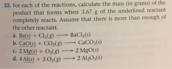 Solved 29. Consider the balanced equation SiO2 (s) 3 COS) | Chegg.com