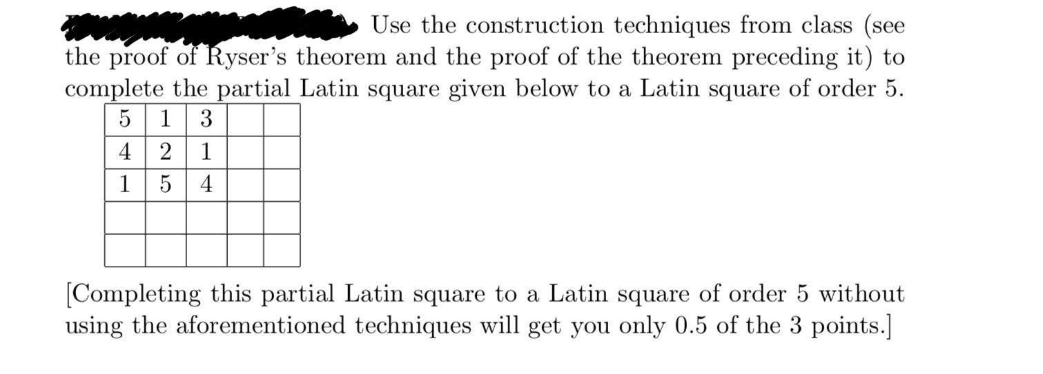 Solved Use the construction techniques from class (see the | Chegg.com