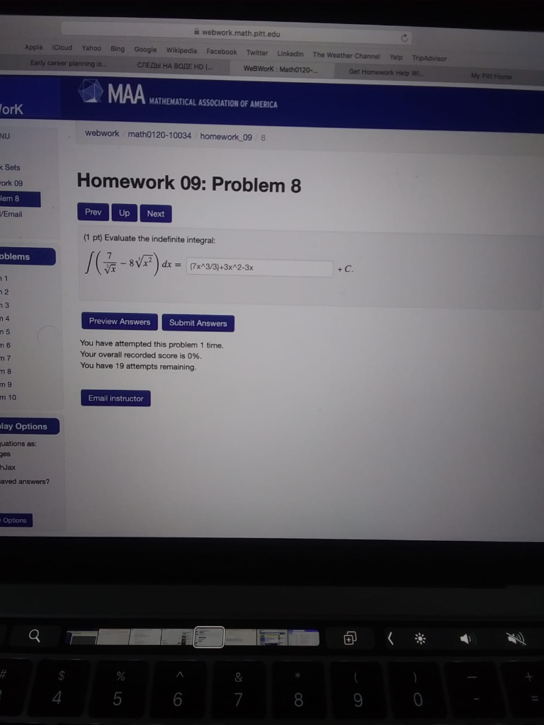 Solved webwork.math.pitt.edu Bing Google Wikipedia Apple | Chegg.com