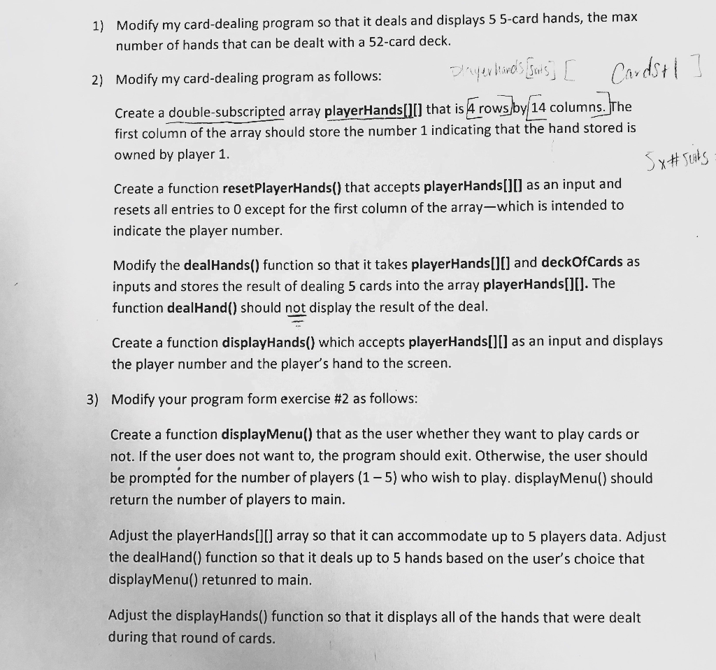 Solved Question: How can I modify my code to fit what is | Chegg.com