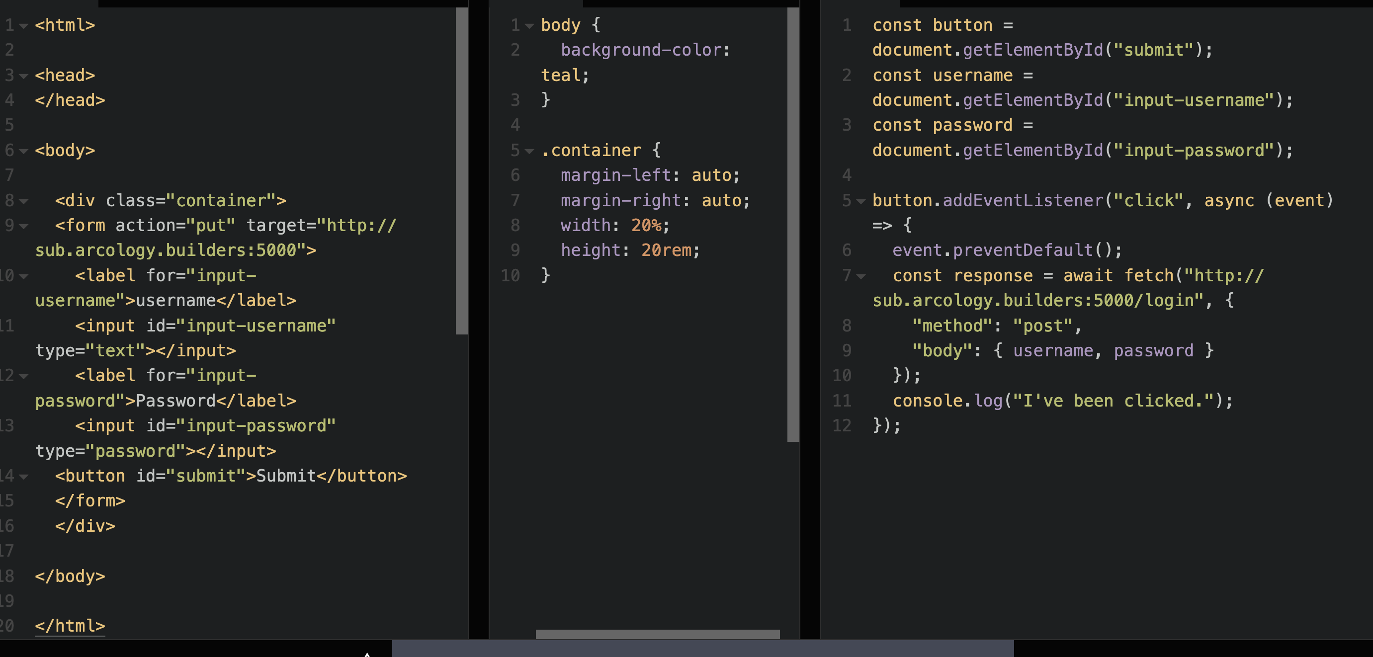 Solved 1 ﻿const button =document.getElementById | Chegg.com