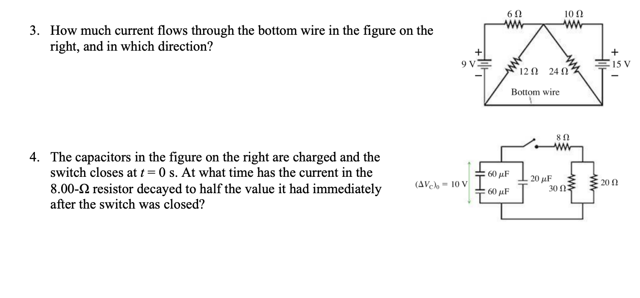 Solved 3. How much current flows through the bottom wire in | Chegg.com