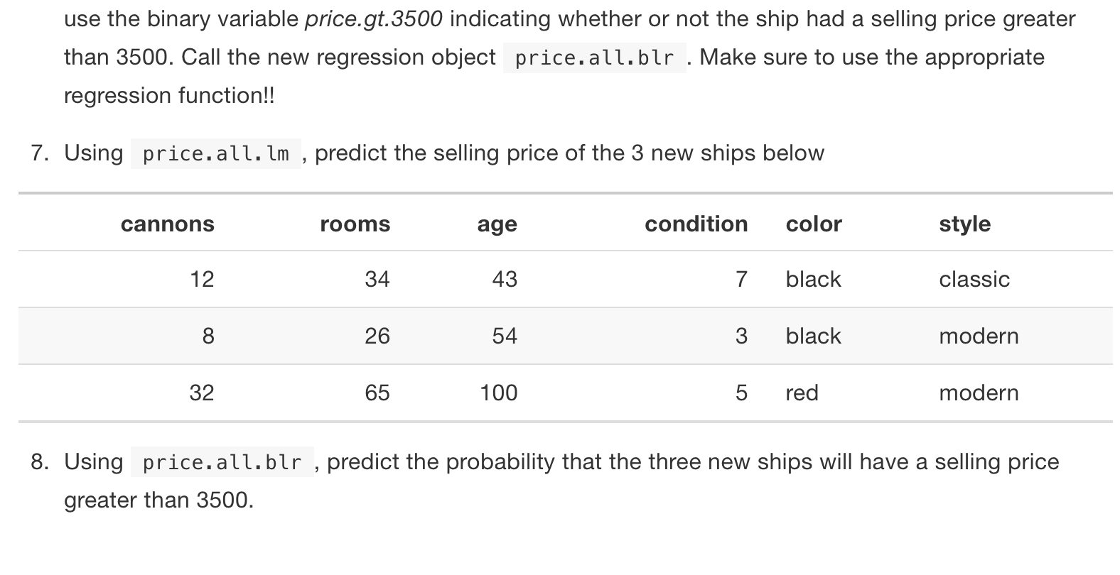 Using R to solve the Problems, only answer the | Chegg.com