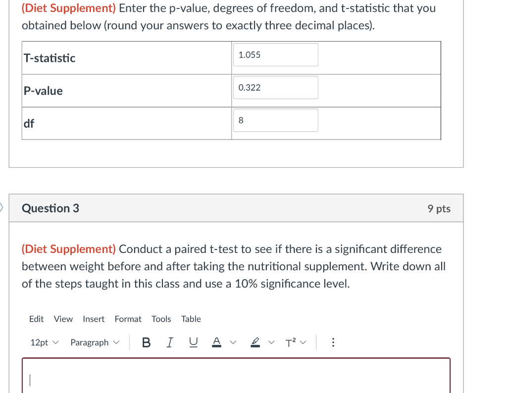 Solved party decides to conduct a paired study to see if the | Chegg.com