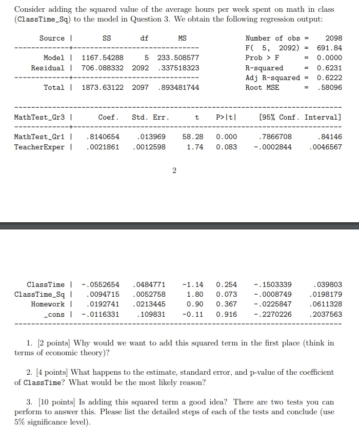 Solved Consider adding the squared value of the average | Chegg.com