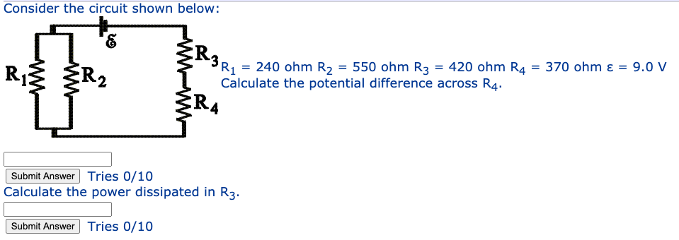 Solved Consider the circuit shown below: -R3 RIB ER2 R1 = | Chegg.com