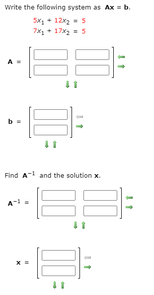 Solved Find all solutions for the following systems with | Chegg.com