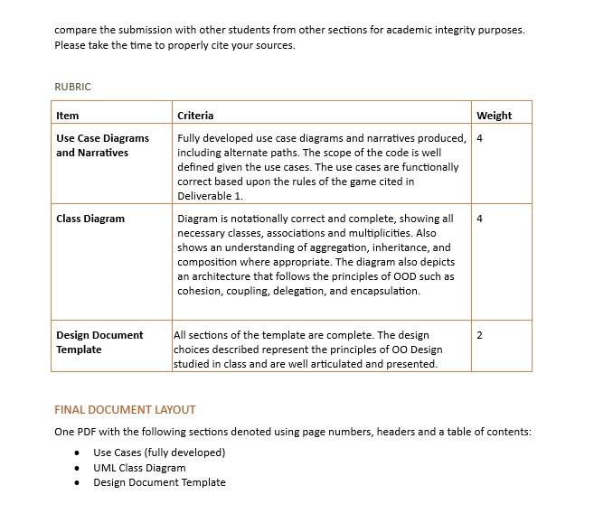 Solved ||SYST 17796 DELIVERABLE 2 DESIGN DOCUMENT TEMPLATE | Chegg.com