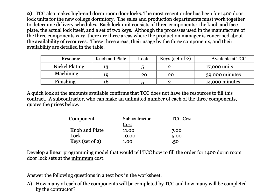 Solved I need help organizing the information on excel. I | Chegg.com