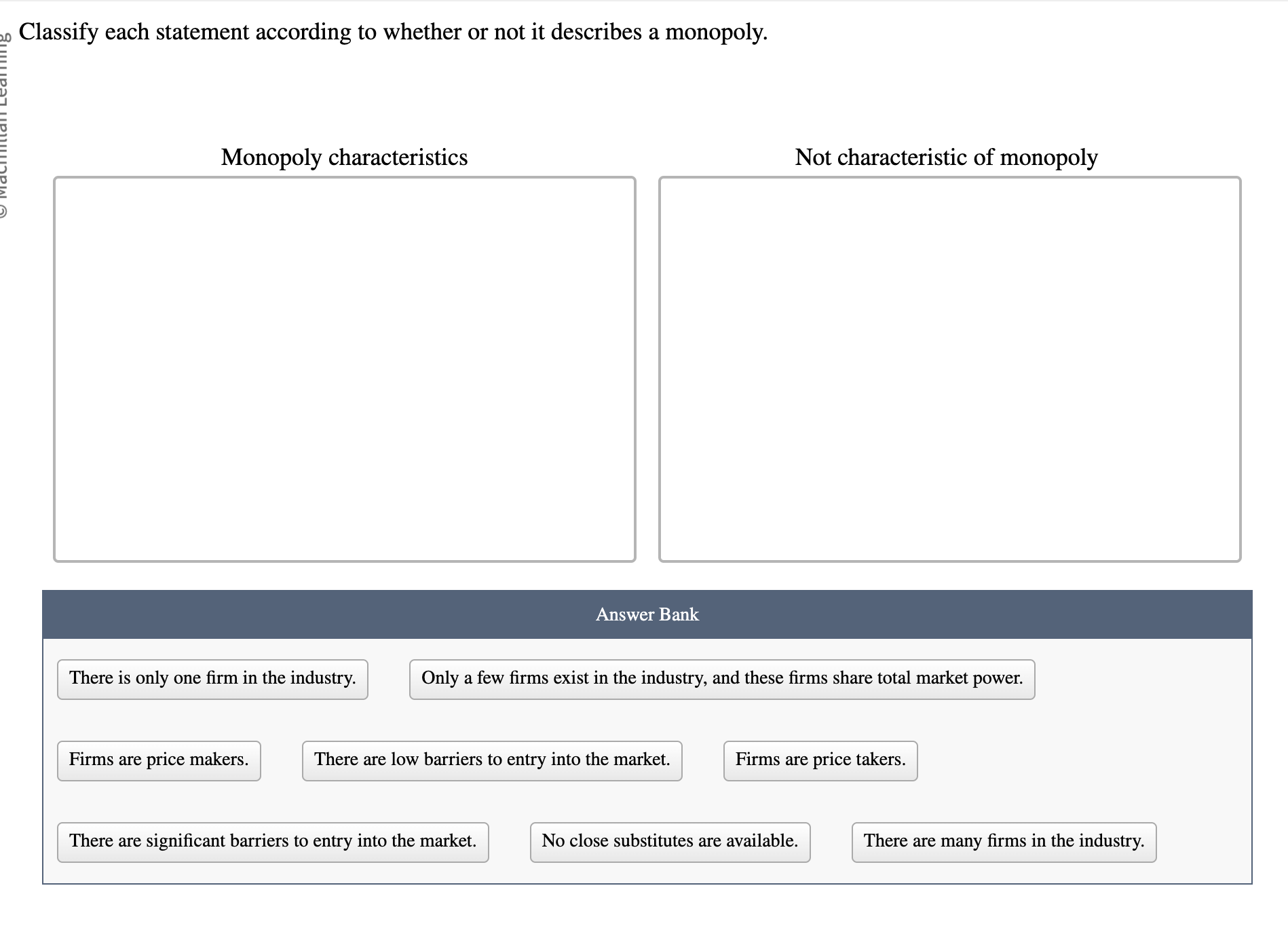 Solved Classify each statement according to whether or not | Chegg.com