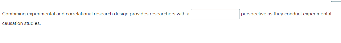 Solved Combining experimental and correlational research | Chegg.com