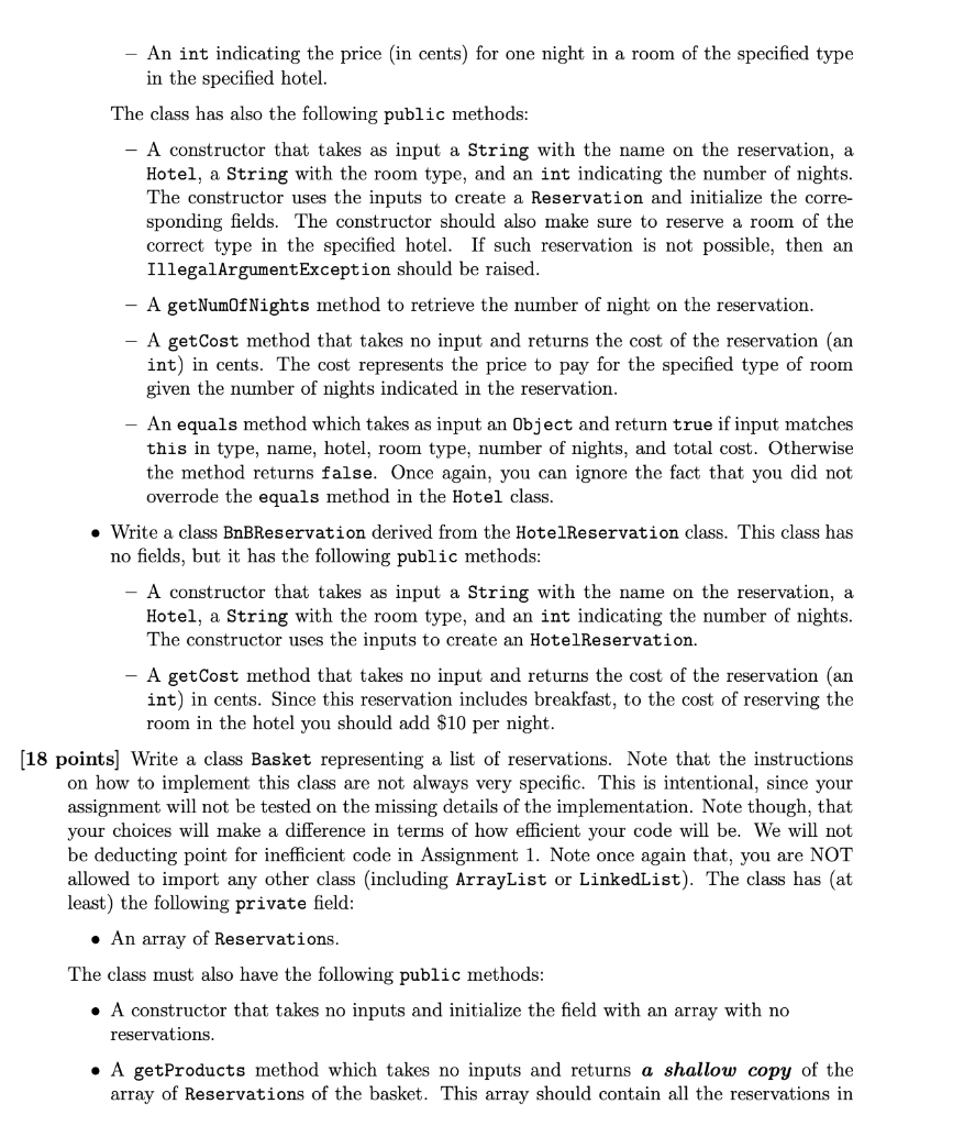 Solved For this assignment you will write several classes to | Chegg.com