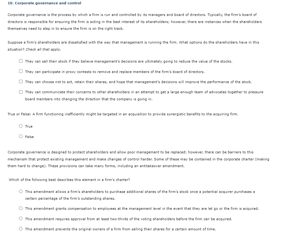 Solved Please answer whole question 10 | Chegg.com