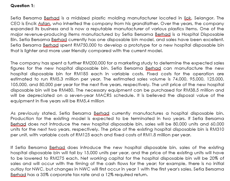 Solved c. What is the net non-operating cash flow at the | Chegg.com