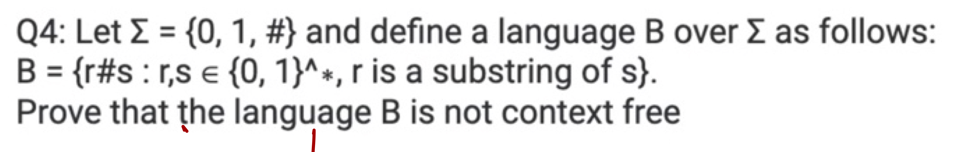 Solved Q4: Let \\( \\Sigma=\\{0,1, \\#\\} \\) and define a | Chegg.com