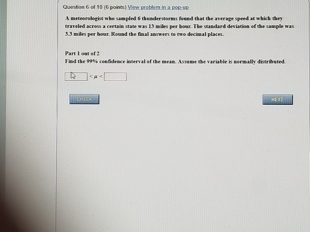Solved Question 6 of 10 (6 points) View problem in a pop-up | Chegg.com