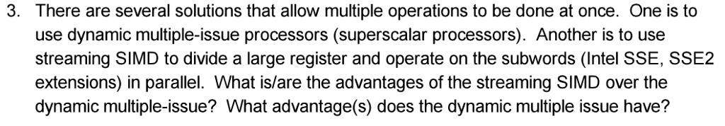 Solved 3. There are several solutions that allow multiple | Chegg.com