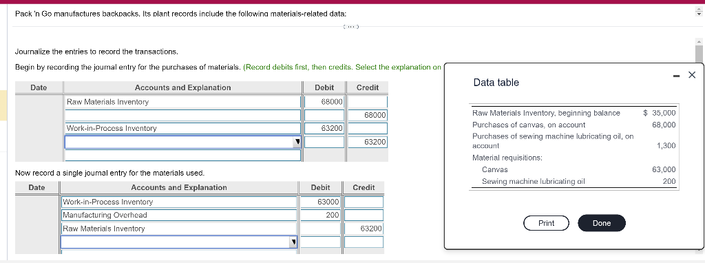 Solved Journalize the entries to record the transactions. | Chegg.com