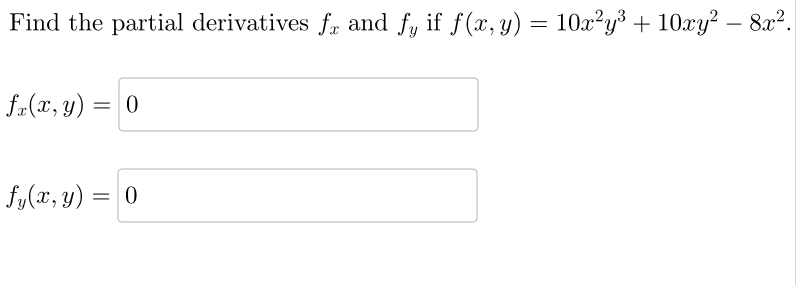 Solved Find the partial derivatives fx ﻿and fy ﻿if | Chegg.com