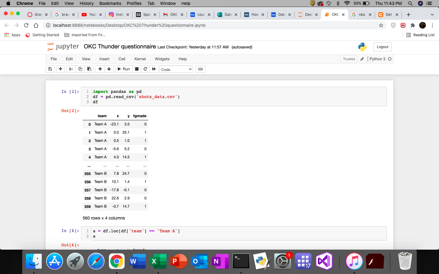 For Team A, what percentage of their shots were | Chegg.com