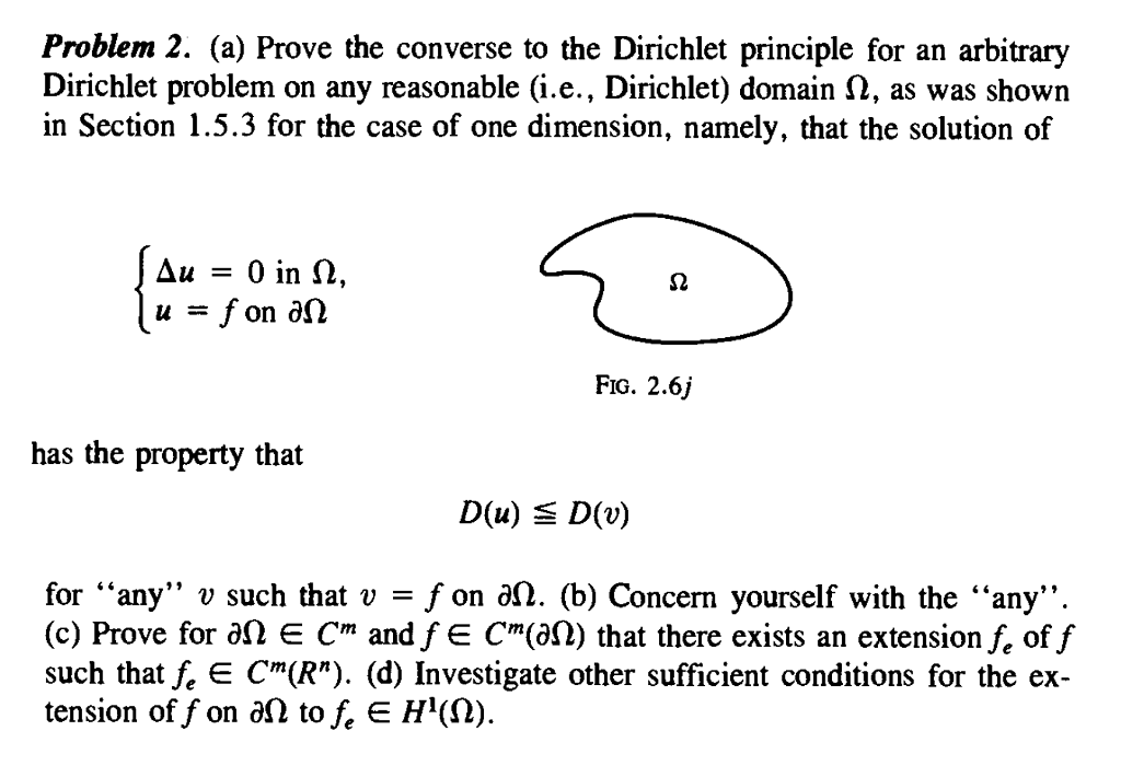 Solved Problem 2. (a) Prove the converse to the Dirichlet | Chegg.com